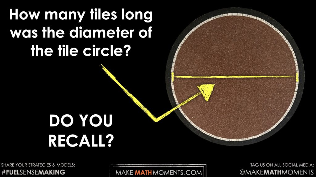Going In Circles! [Day 5] | Tile Circle: Area of a Circle 3 Act Math Task