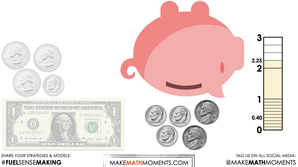 Piggy Bank Revisited | Subtracting Decimals | Problem Based Math Unit