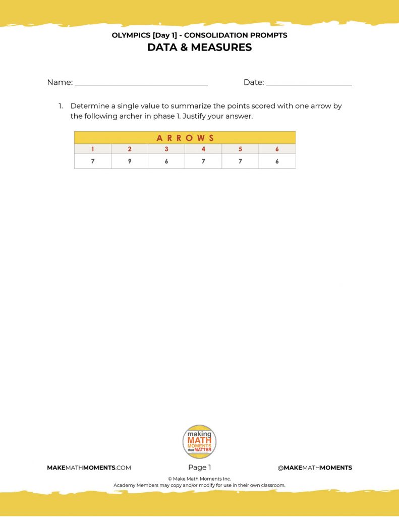 Olympics | Data Literacy | Measures of Central Tendency