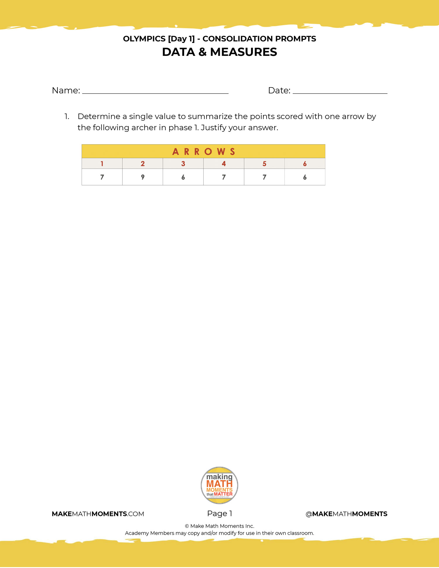 Olympics | Data Literacy | Measures of Central Tendency