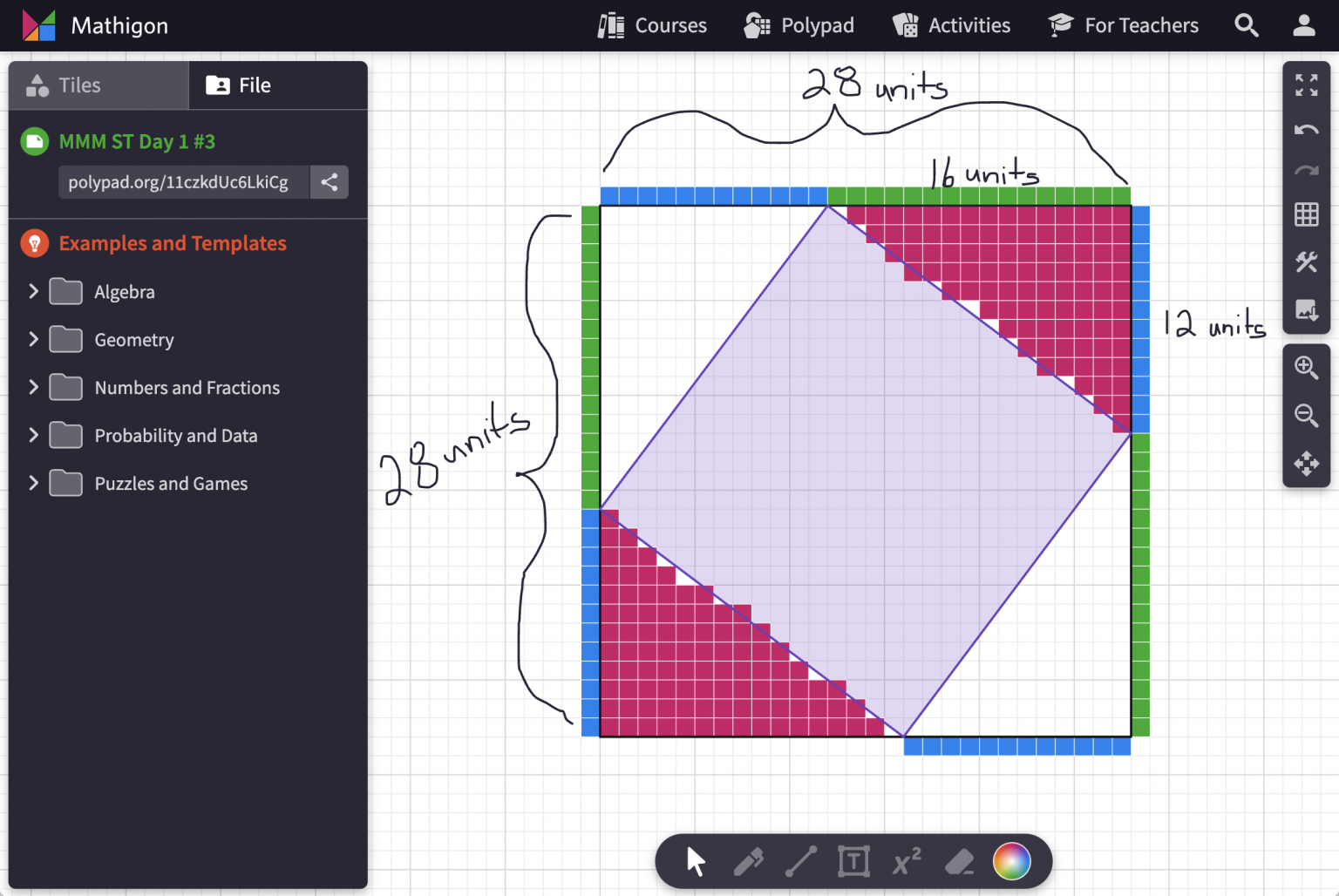 Squares To Triangles | Pythagorean Theorem | Problem Based Math Unit