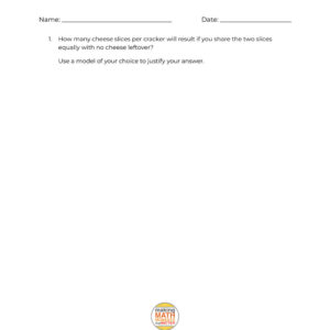 Snack Time! | 5 Lesson Problem Based Math Unit | Division, Ratios and Rates