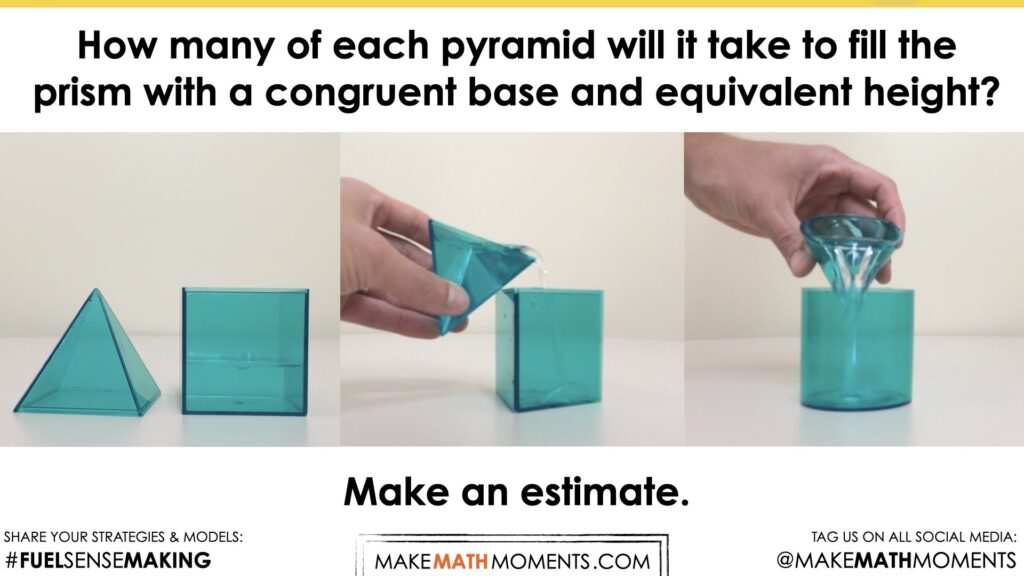 Prisms and Pyramids | Comparing the Volumes of Prisms & Pyramids
