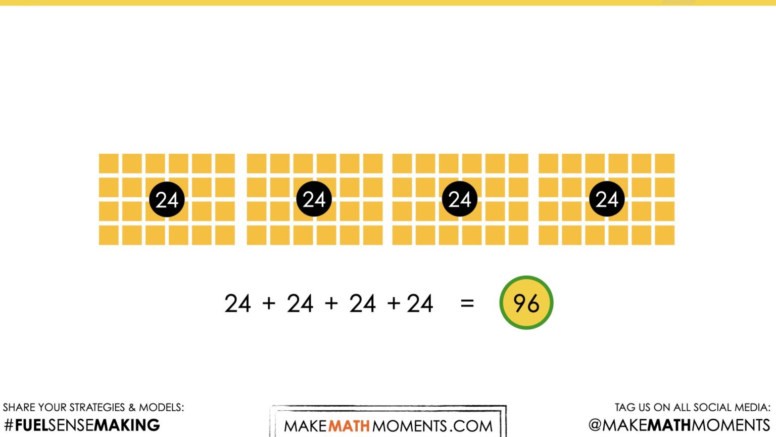 Stack 'Em Up | Multiplying Whole Numbers | Properties of Multiplication