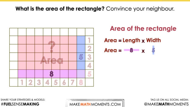 Grass is Greener [Day 2] | Area of a Rectangle Arrays Math Talk & Practice
