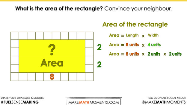 Grass is Greener [Day 2] | Area of a Rectangle Arrays Math Talk & Practice