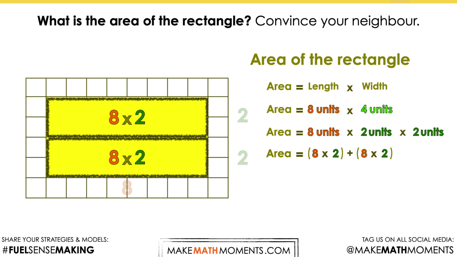 Grass is Greener [Day 2] | Area of a Rectangle Arrays Math Talk & Practice