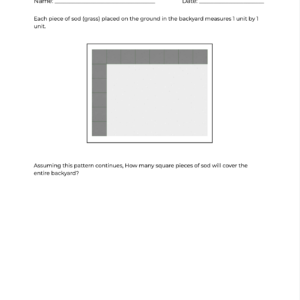 Grass Is Greener [Day 1] | Investigating The Area of a Rectangle | 3 ...