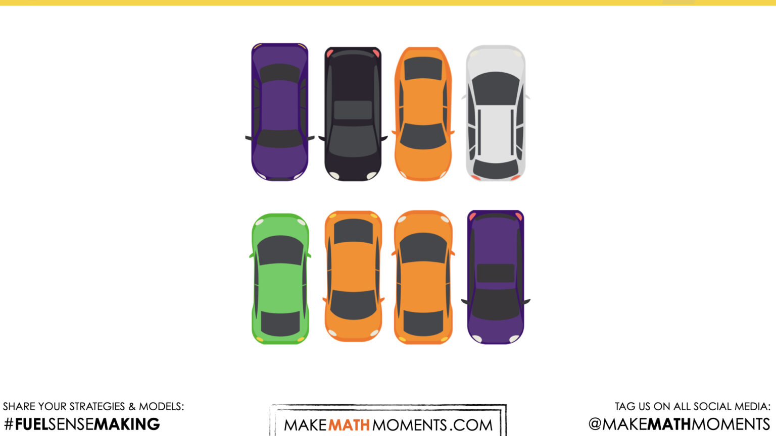 Counting Cars | Addition Strategies: Counting On Using the Part Whole Model