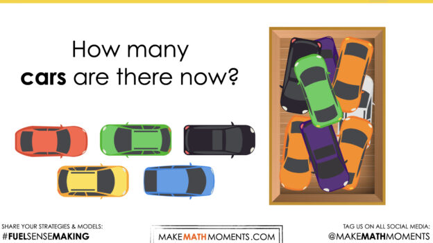 Counting Cars | Addition Strategies: Counting On Using the Part Whole Model