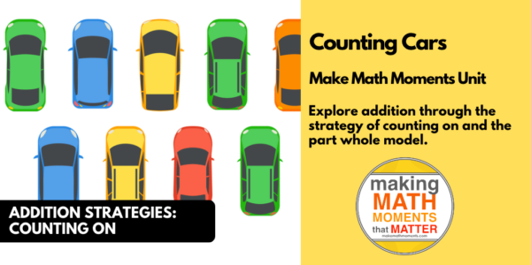 Counting Cars [Day 2] - Counting On Number Talk & Practice Worksheet