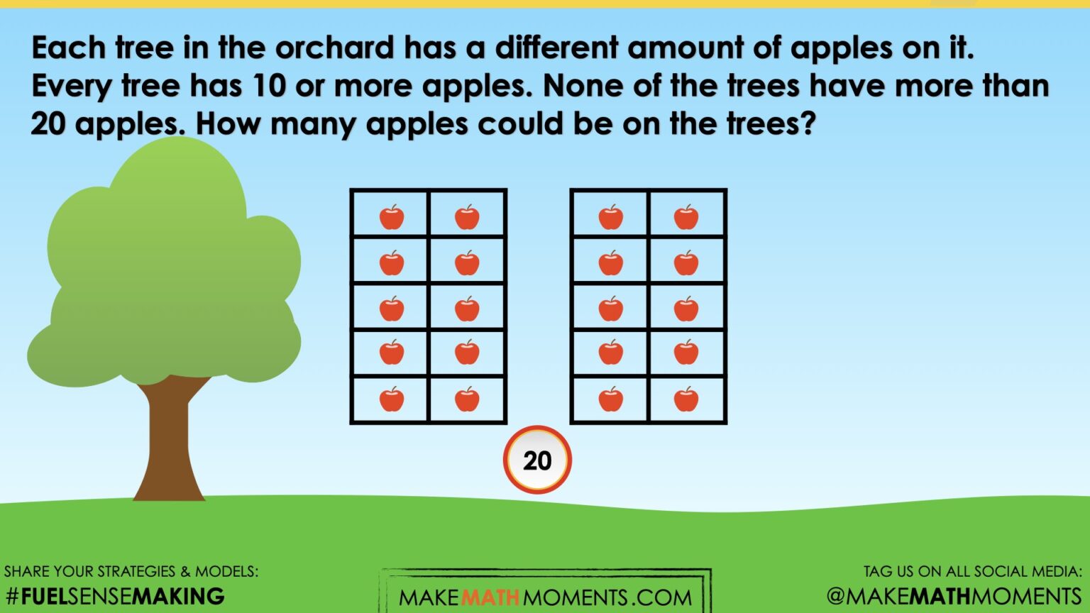 Fruit PIcking [Day 1] | Subtracting Within 20 | Subtraction 3 Act Math Task