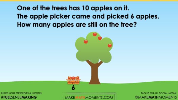Fruit PIcking [Day 1] | Subtracting Within 20 | Subtraction 3 Act Math Task