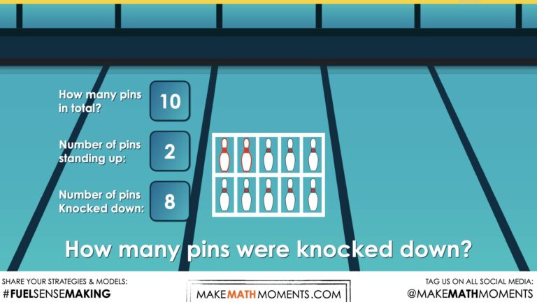Bowling Pins [Day 1] | Addition Strategies: Breaking Apart to Make Ten