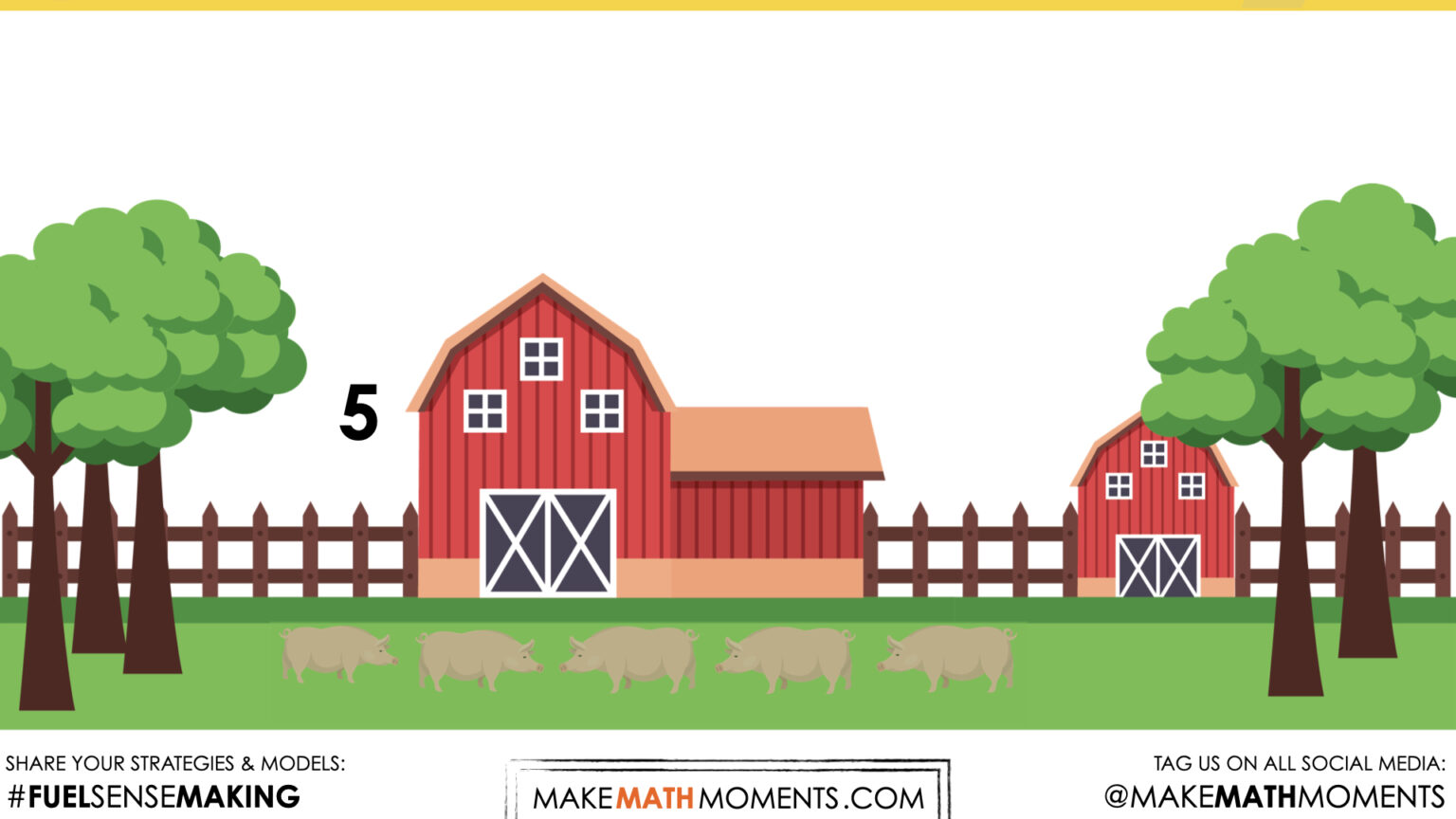 Barn Yard [Day 1] - Subtraction Lesson: Counting Back and Adding Up
