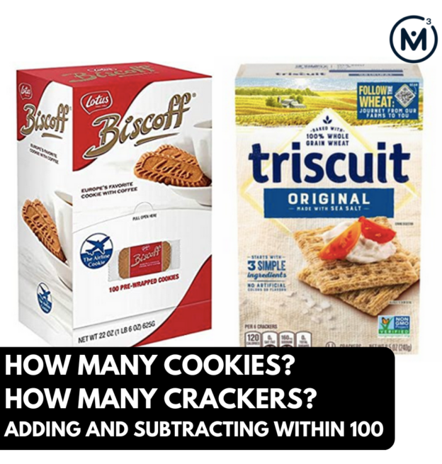 How Many Cookies? [Day 1] Subtraction Within 100 Real World Math