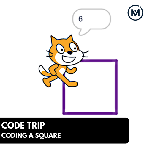 Code Trip [Day 1] | Investigating How to Draw a Square Coding Lesson