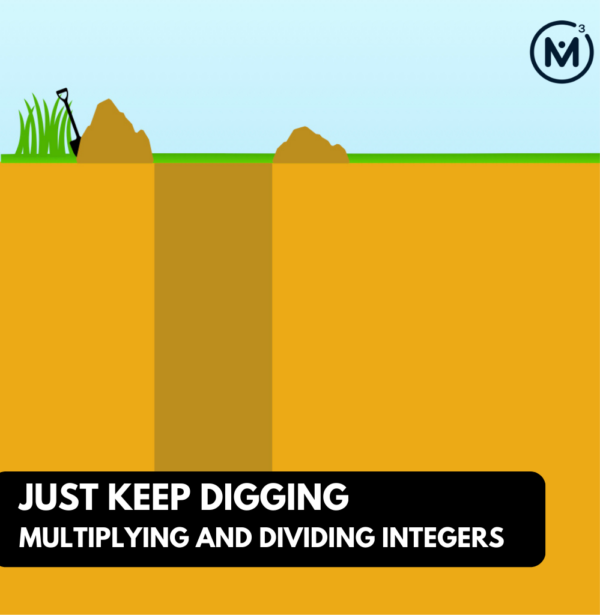 Just Keep Digging | Multiplying and dividing integers | 3 Act Math