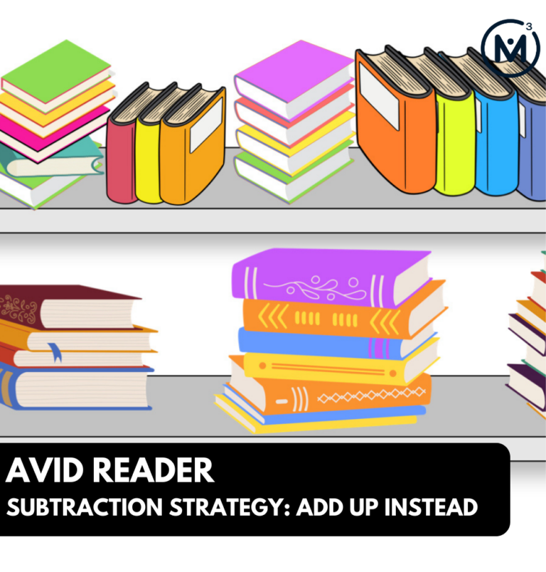 Avid Reader | Subtraction Within 50: Adding Up | 3 Act Math Task