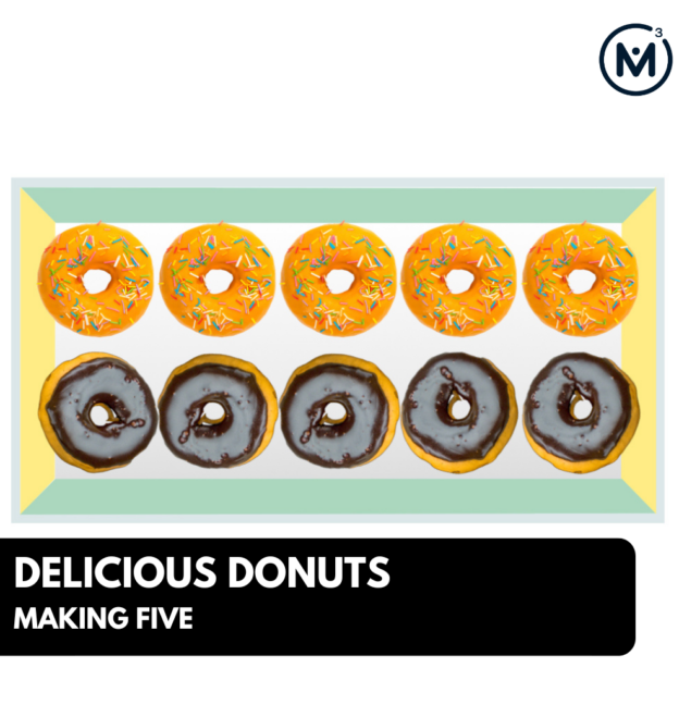 Delicious Donuts [Day 1] | Decomposing Numbers Up to Five & Ten