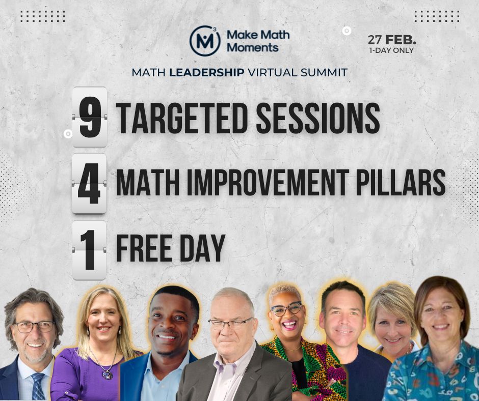 2026 Make Math Moments Leadership Summit - Make Math Moments Academy